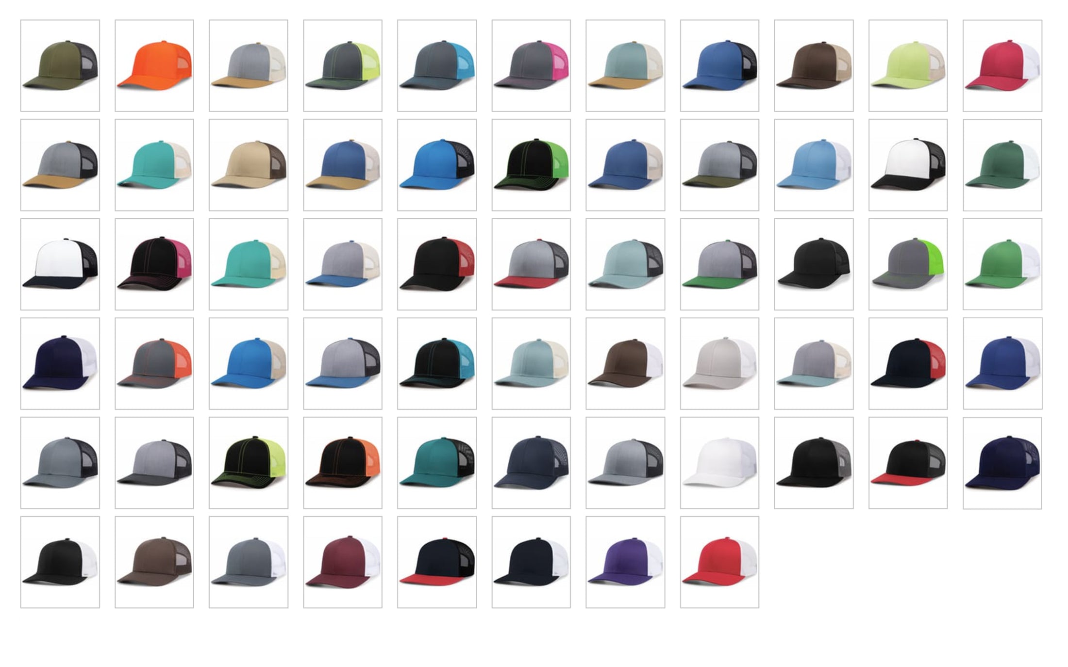 Pacific Headwear Popular Hat Styles