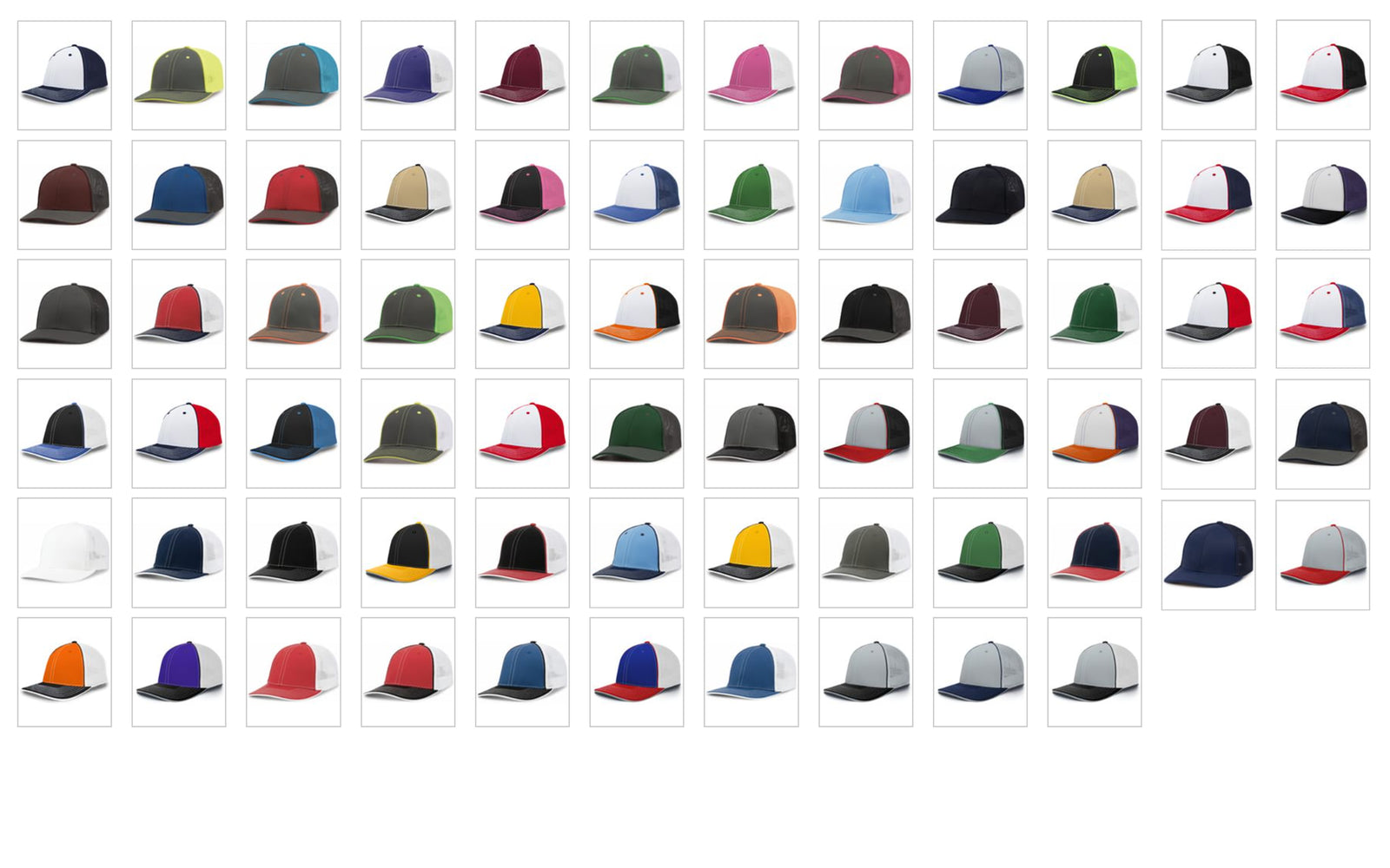 Pacific Headwear Popular Hat Styles