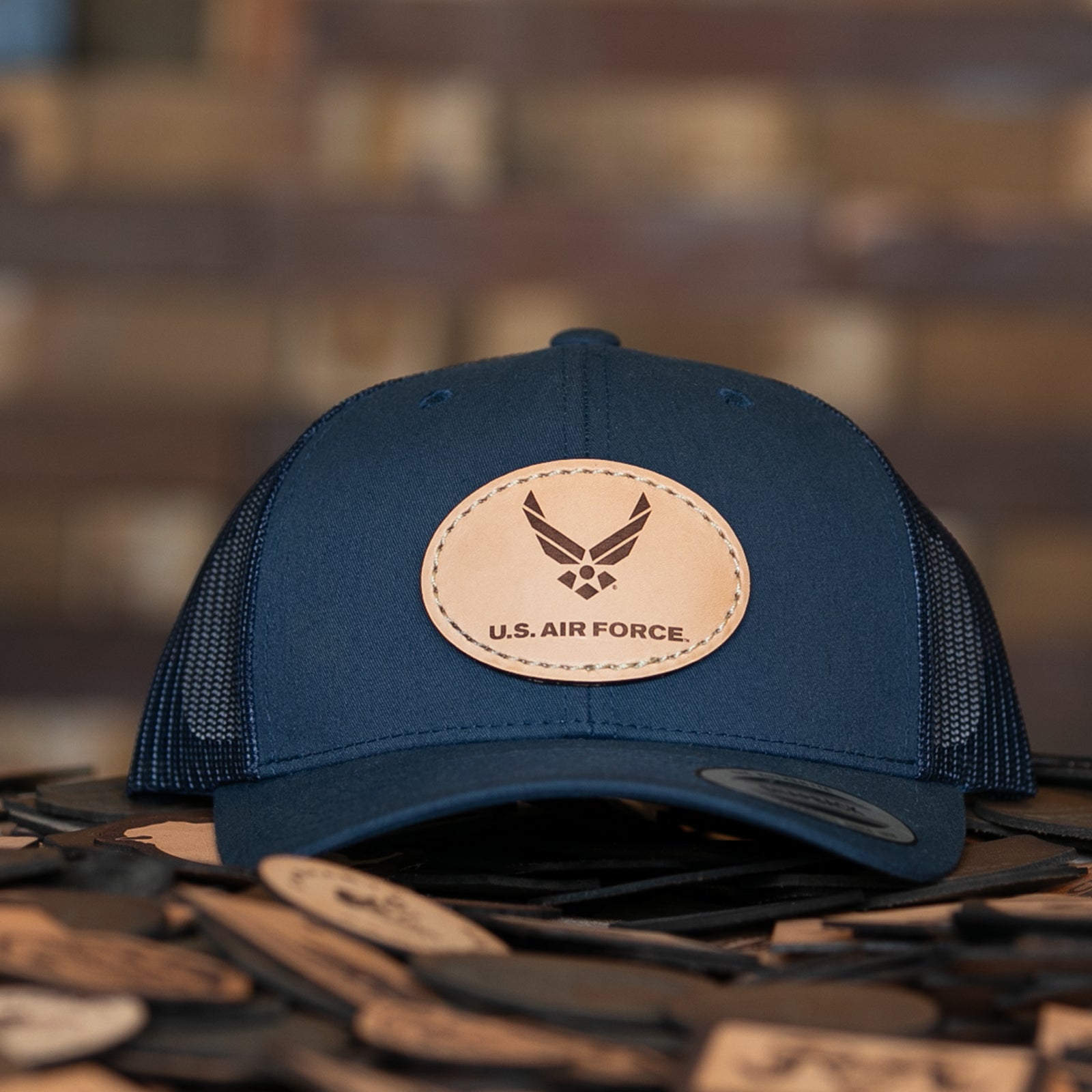 Officially Licensed Air Force Leather Patch Hats