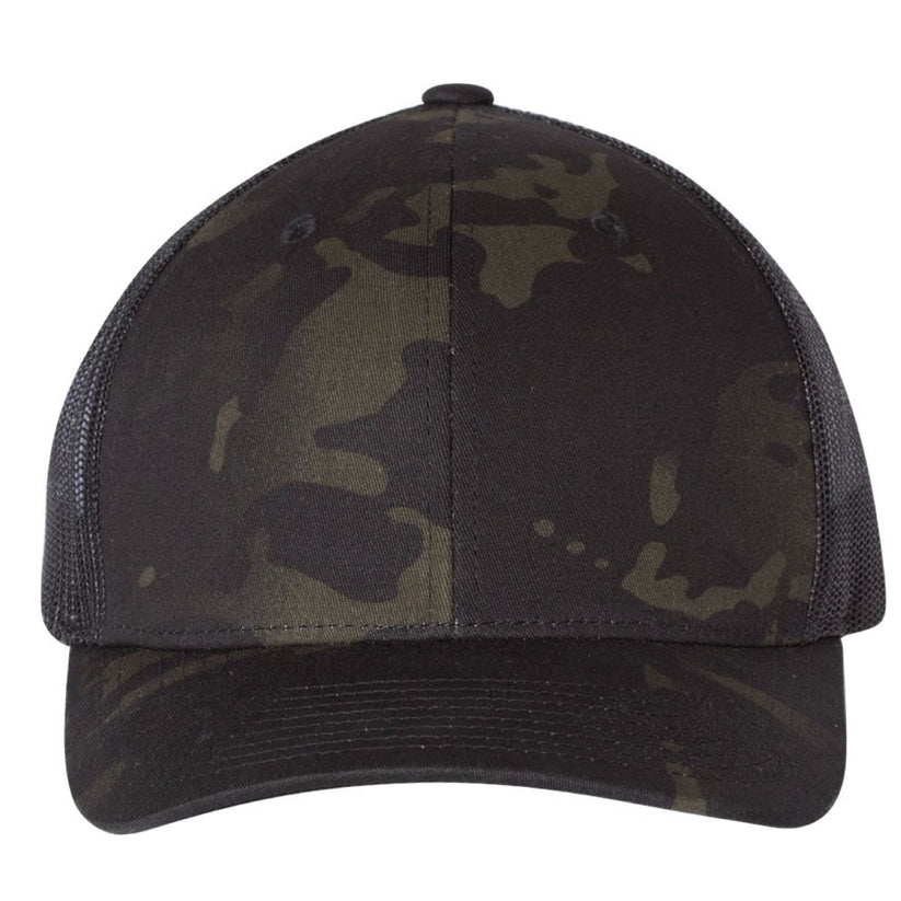 Yupoong 6606 Camo Options Retro Trucker Cap