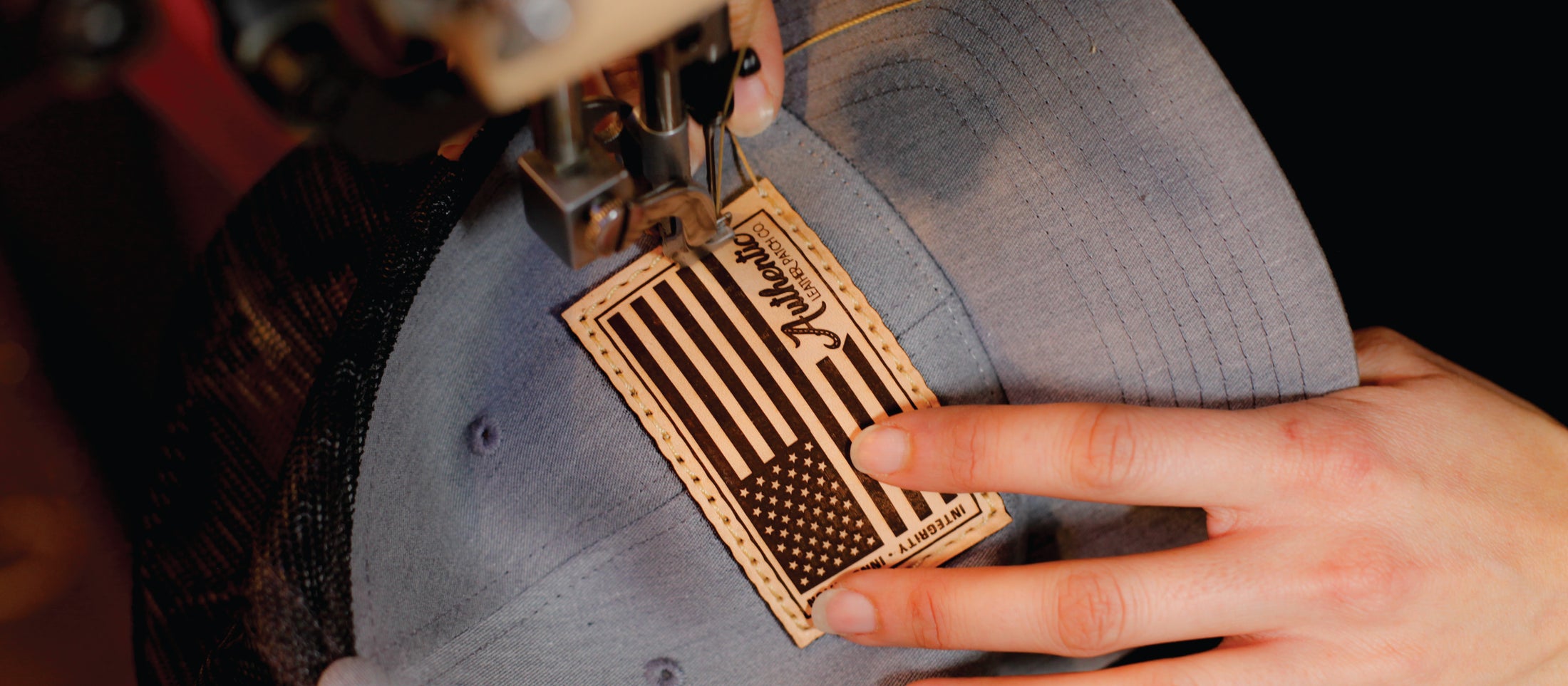 Authentic Leather Patch Hats